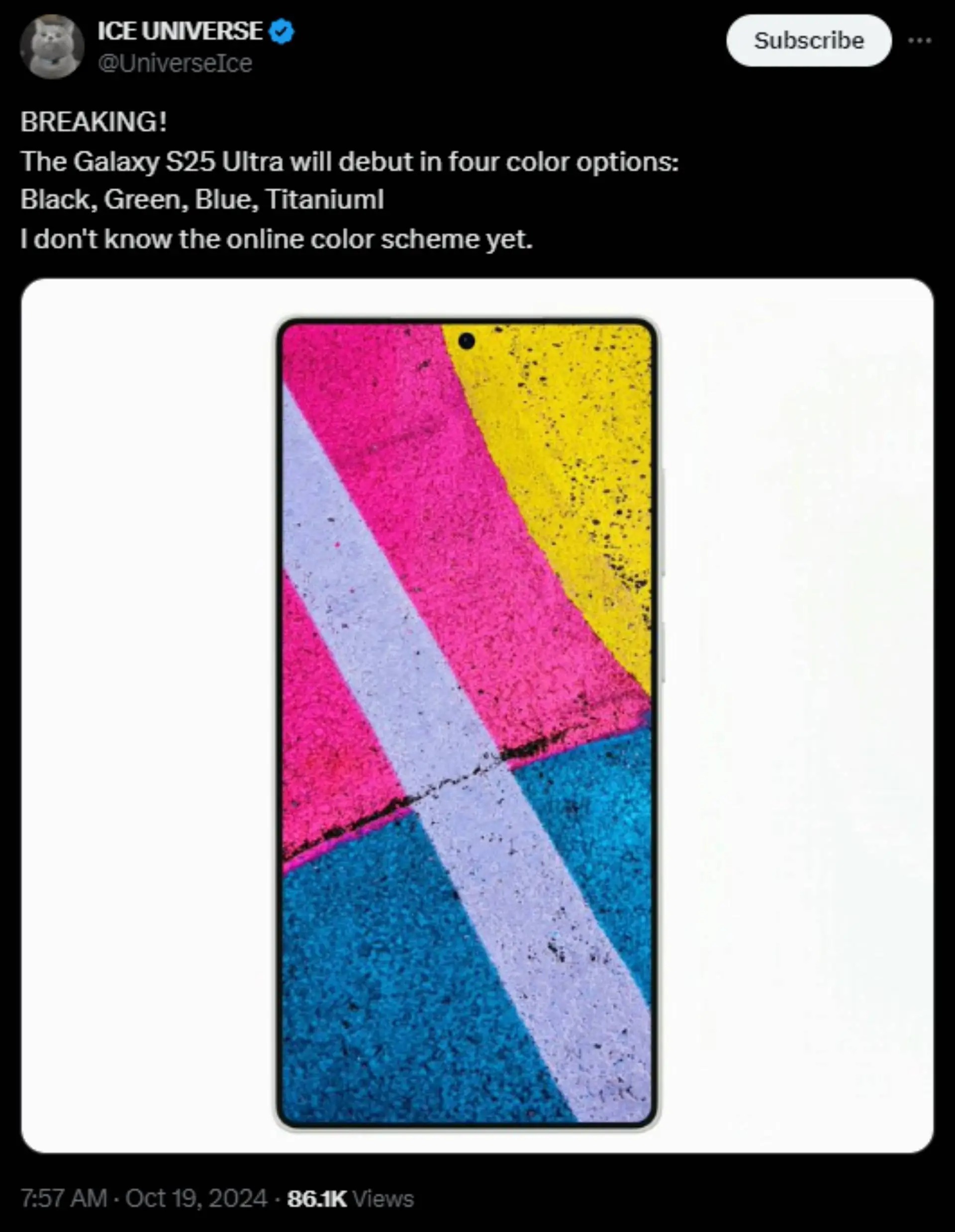¡Estos Son Los Colores Del Galaxy S25 Ultra! ¿Crees Que Falta Algo?