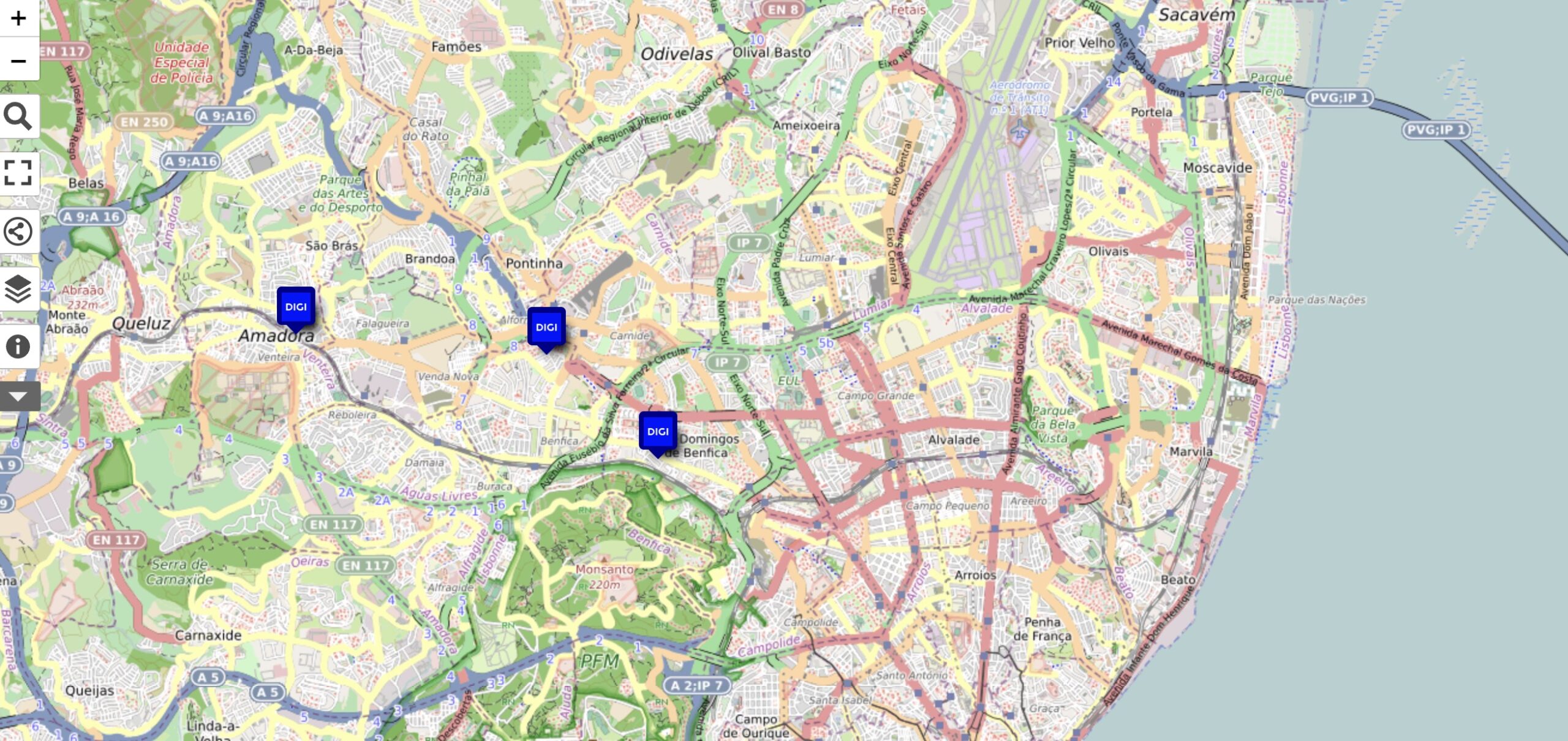 ¡Este Mapa Te Indica Dónde Están Todas Las Antenas DIGI!